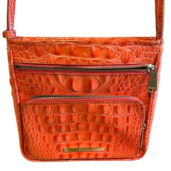 Brahmin | Bags | Brahmin Tilda Orange Crossbody | Poshmark